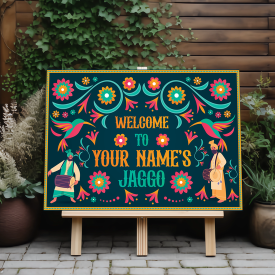 JAGGO Welcome Signs Jago Signs Bollywood Desi Decor Mehndi Sign Bollyw ...